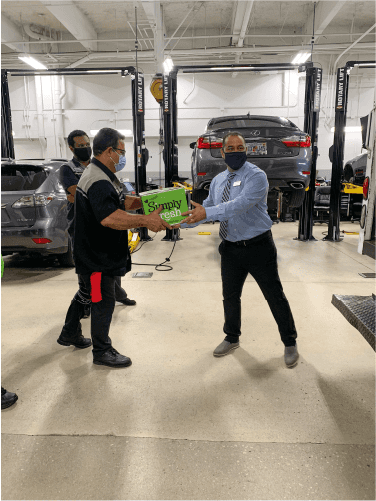Feeding South Florida donates food to Bean Automotive Group Employees ...