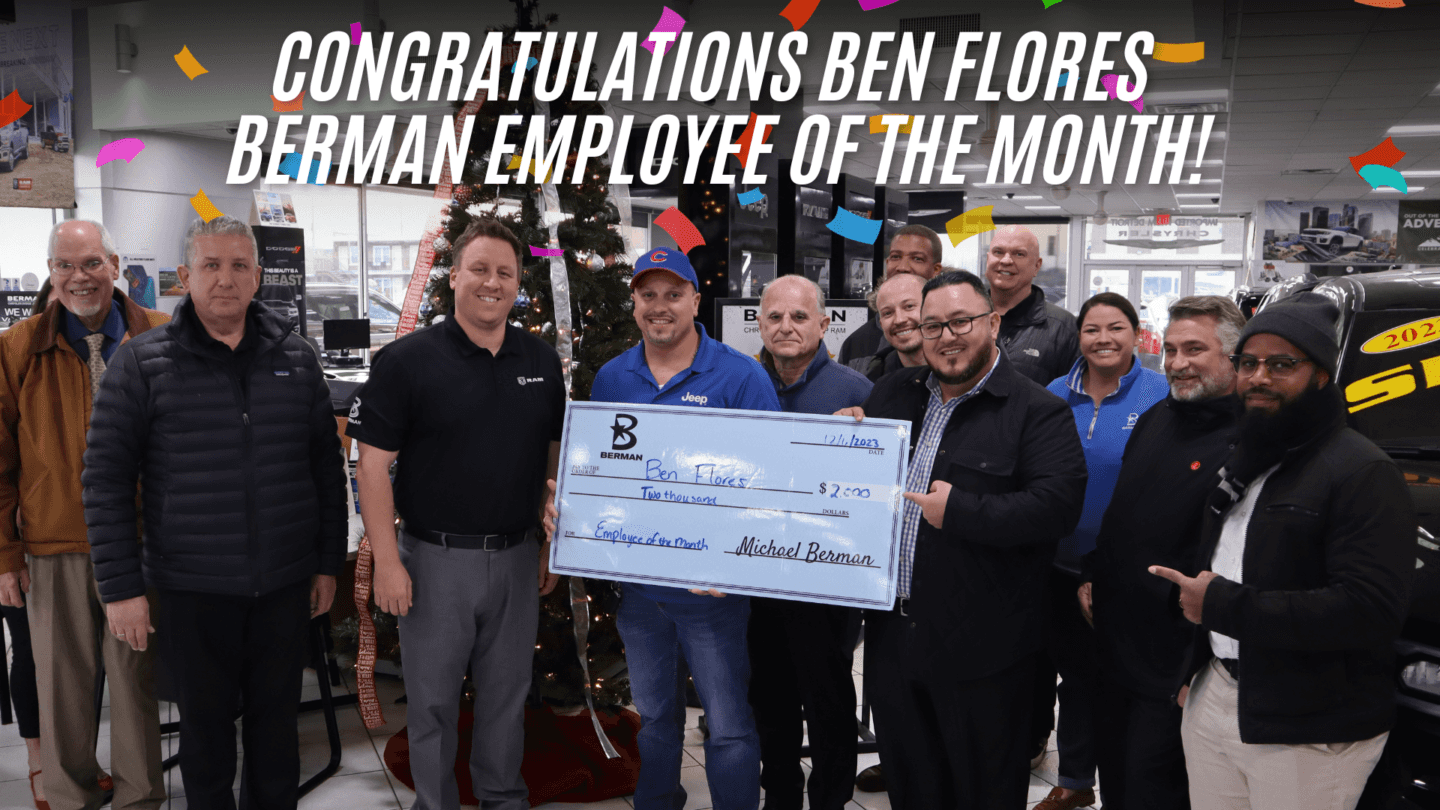 Congratulations to Ben Flores for Winning November Employee of the ...