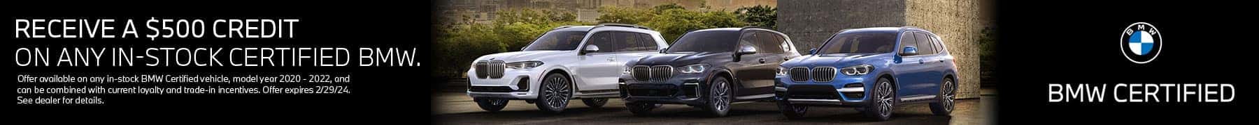 Certified Pre-Owned BMW s in Stock | BMW of Minnetonka