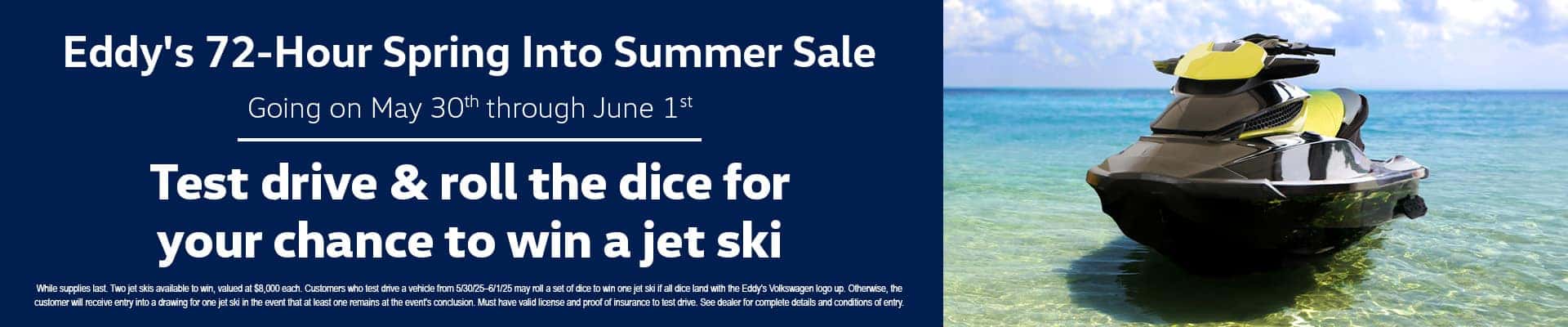 Eddy's 72-hour Spring Into Summer Sale | Eddy's Volkswagen of Wichita