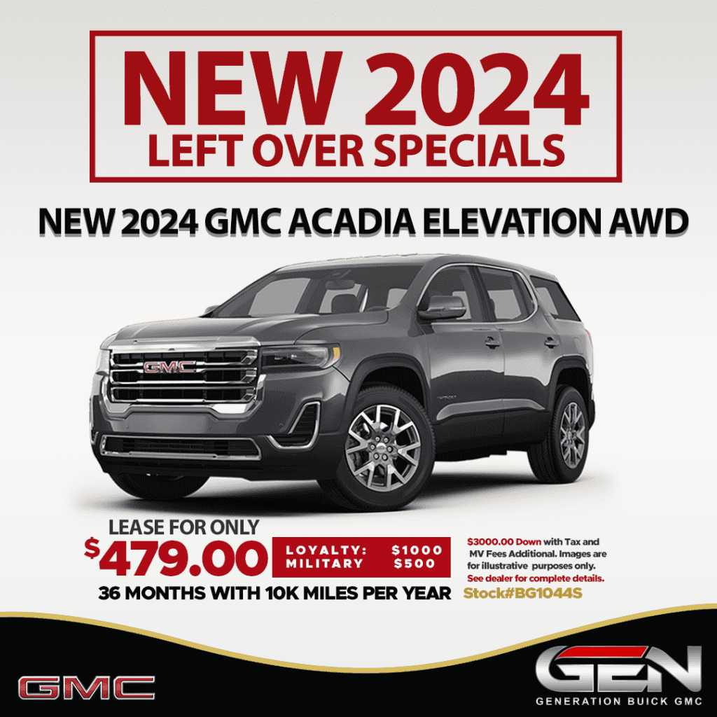 New Vehicle Specials | Generation Buick GMC