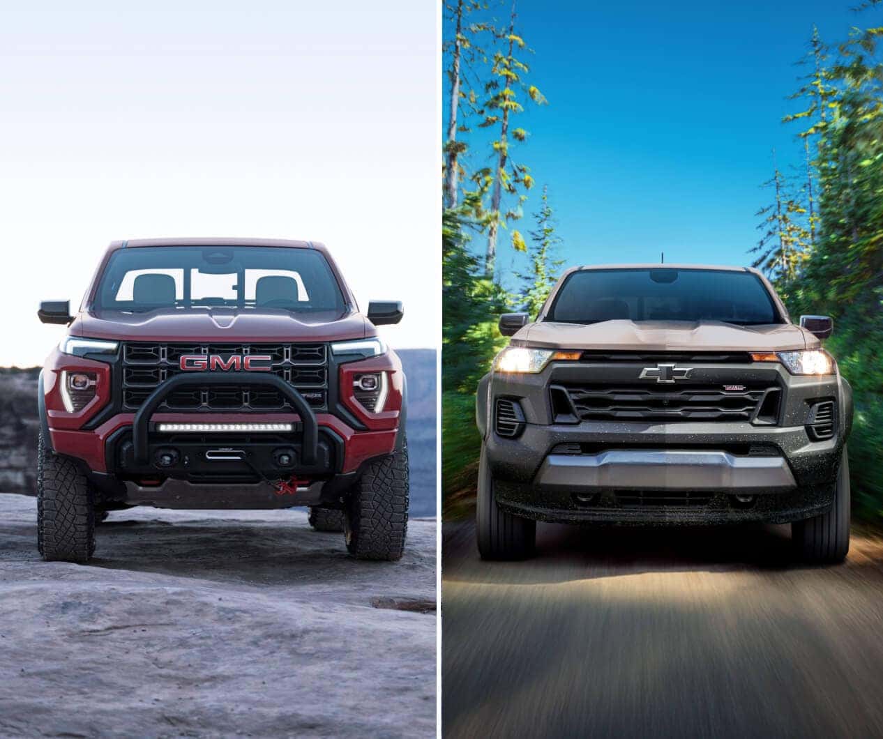 2026 GMC Canyon Vs. Chevrolet Colorado Truck Comparison