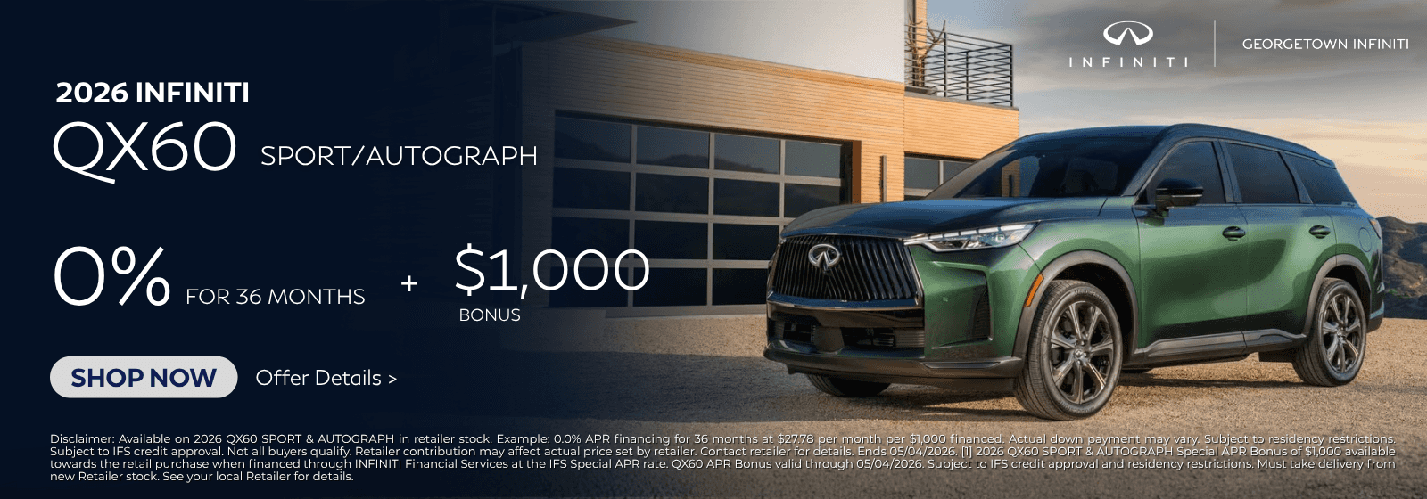 INFINITI Dealership Georgetown TX | Austin | Leander