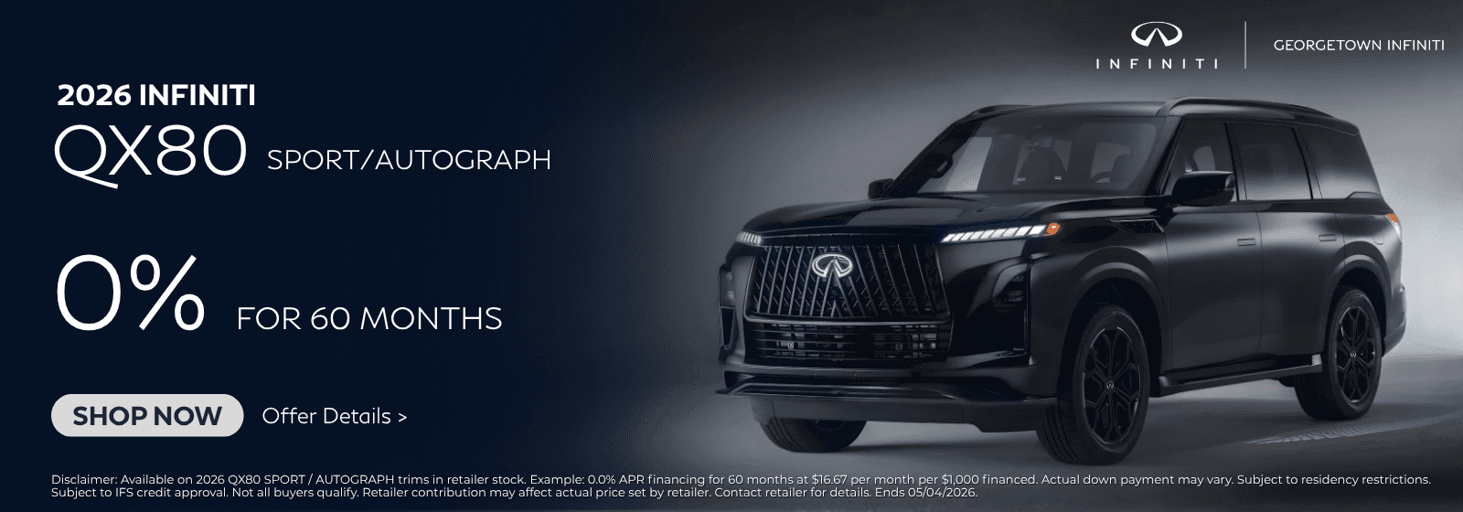 INFINITI Dealership Georgetown TX | Austin | Leander