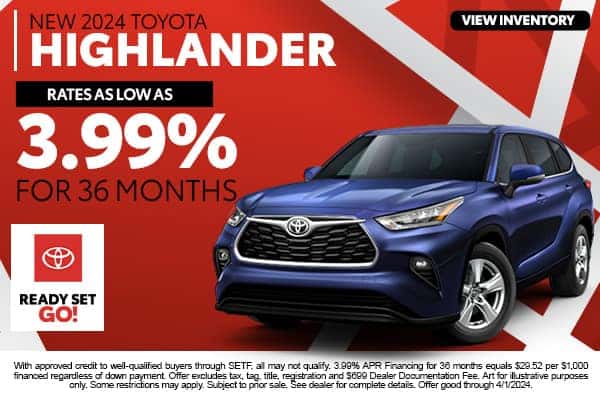Dealer Specials | Heyward Allen Toyota