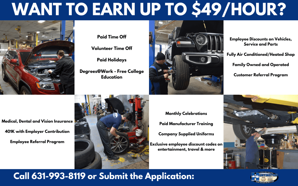 Employment Application | Huntington Jeep Chrysler Dodge Ram serving ...