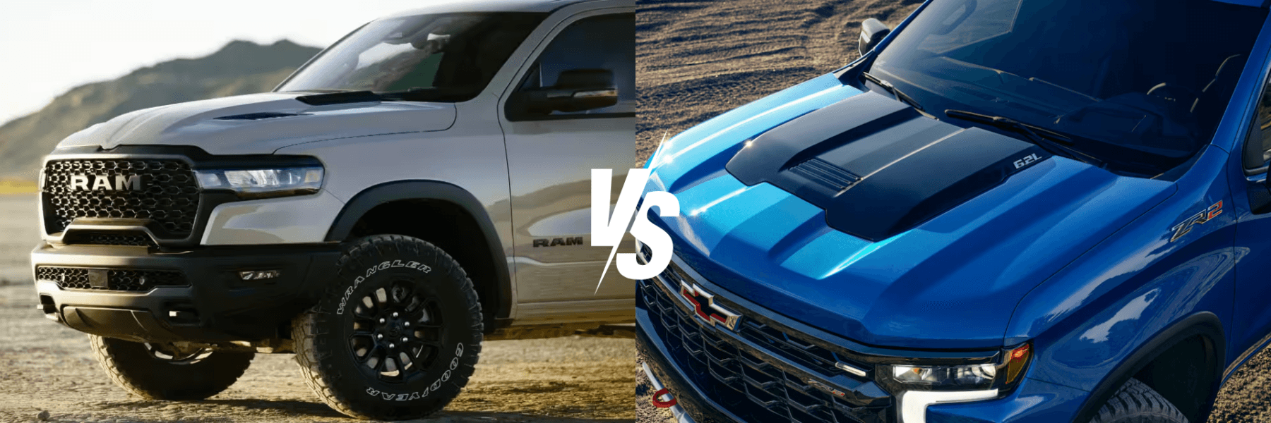 Compare the 2025 RAM 1500 vs. 2025 Chevrolet Silverado 1500