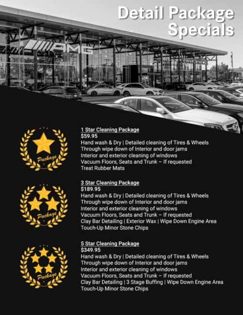 Detail Package Specials | Mercedes-Benz London