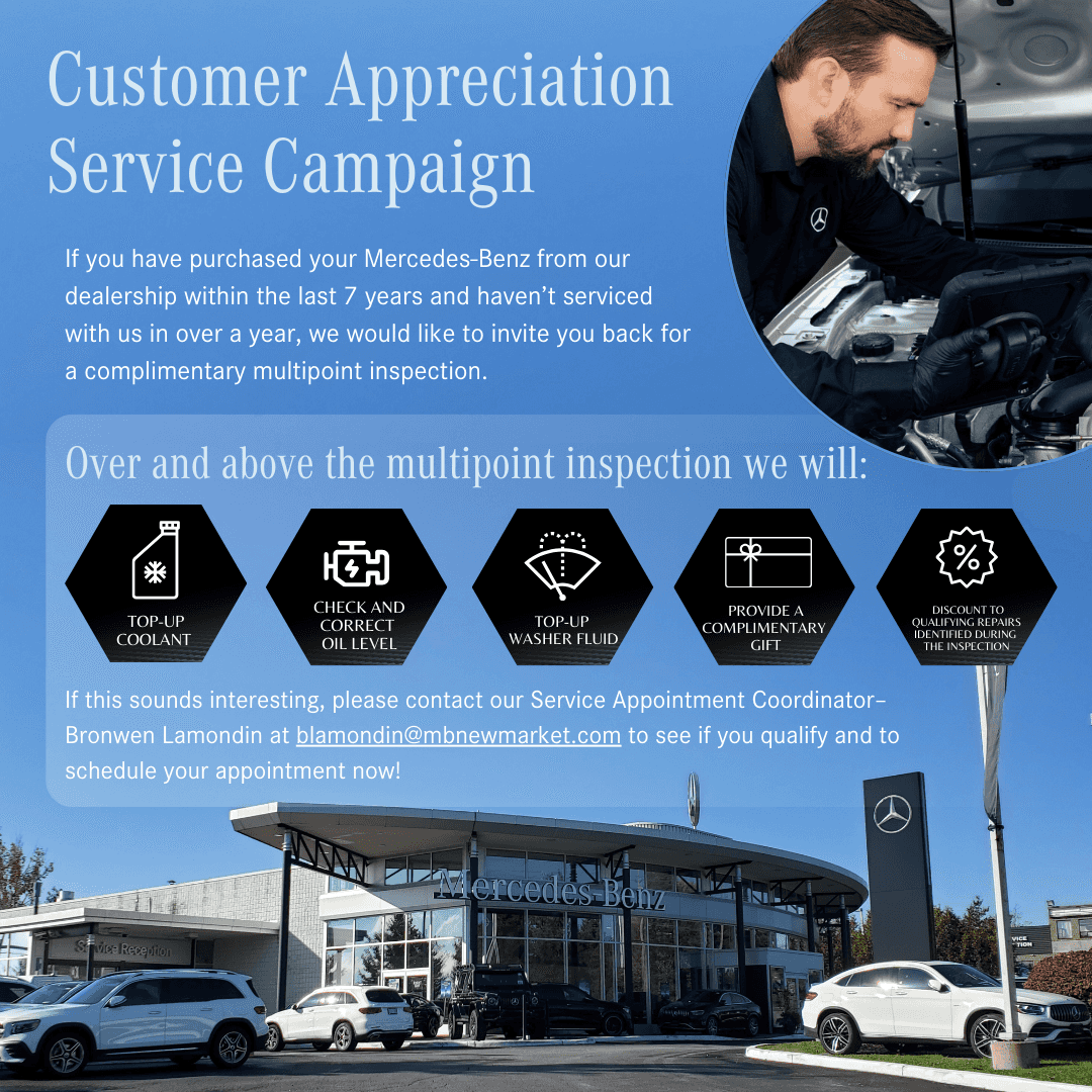 Auto Service Specials | Mercedes-Benz Newmarket near Aurora