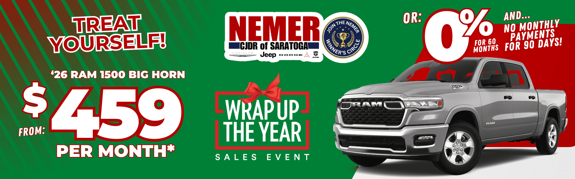 Nemer Chrysler Jeep Dodge Ram of Saratoga | CDJR Dealer Serving Malta
