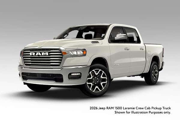 2025-09-07 Finance Offer: 2026 Ram 1500 Laramie Crew Cab 4x4 Pickup Truck at 0% for 60 months ...