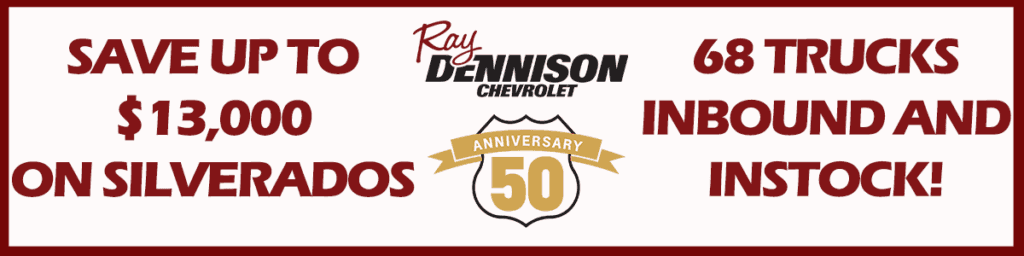 104 New Chevrolet Cars, SUVs in Stock | Ray Dennison Chevrolet, Inc.