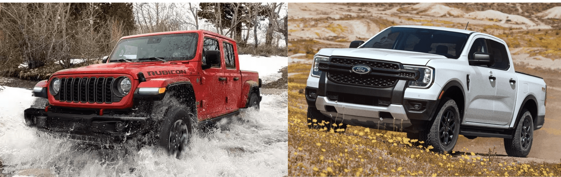 2024 Jeep Gladiator vs. 2024 Ford Ranger | Blog | Salt Lake Valley CDJR