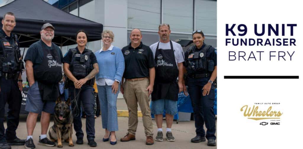 K9 Unit Brat Fry's Raise $6000 for Local Law Enforcement | Wheelers Family Auto Group