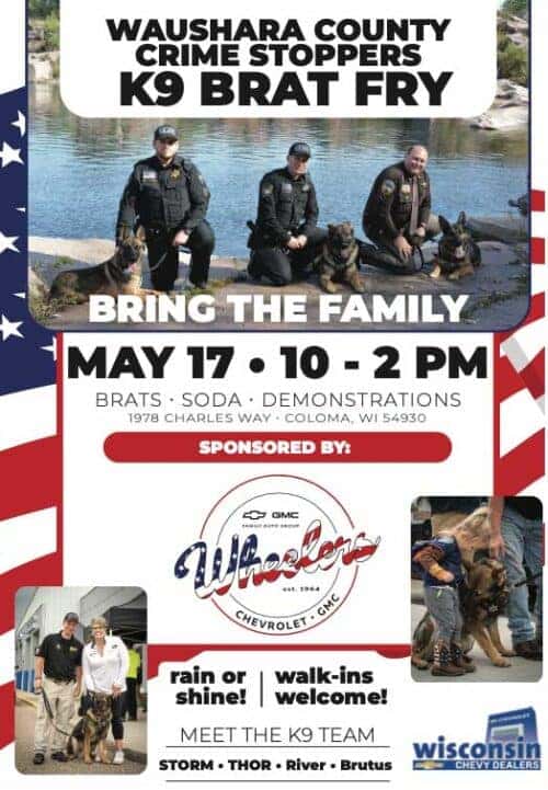 Coloma Community Brat Fry to Support Waushara County K9 Unit | Wheelers Family Auto Group