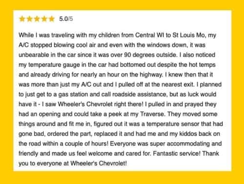 Customer Spotlight: How Wheeler’s Chevrolet Saved Kaylie and Her Family ...
