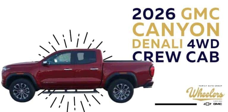 2026 GMC Canyon Denali 4WD Crew Cab: Full Feature Overview | Wheelers ...